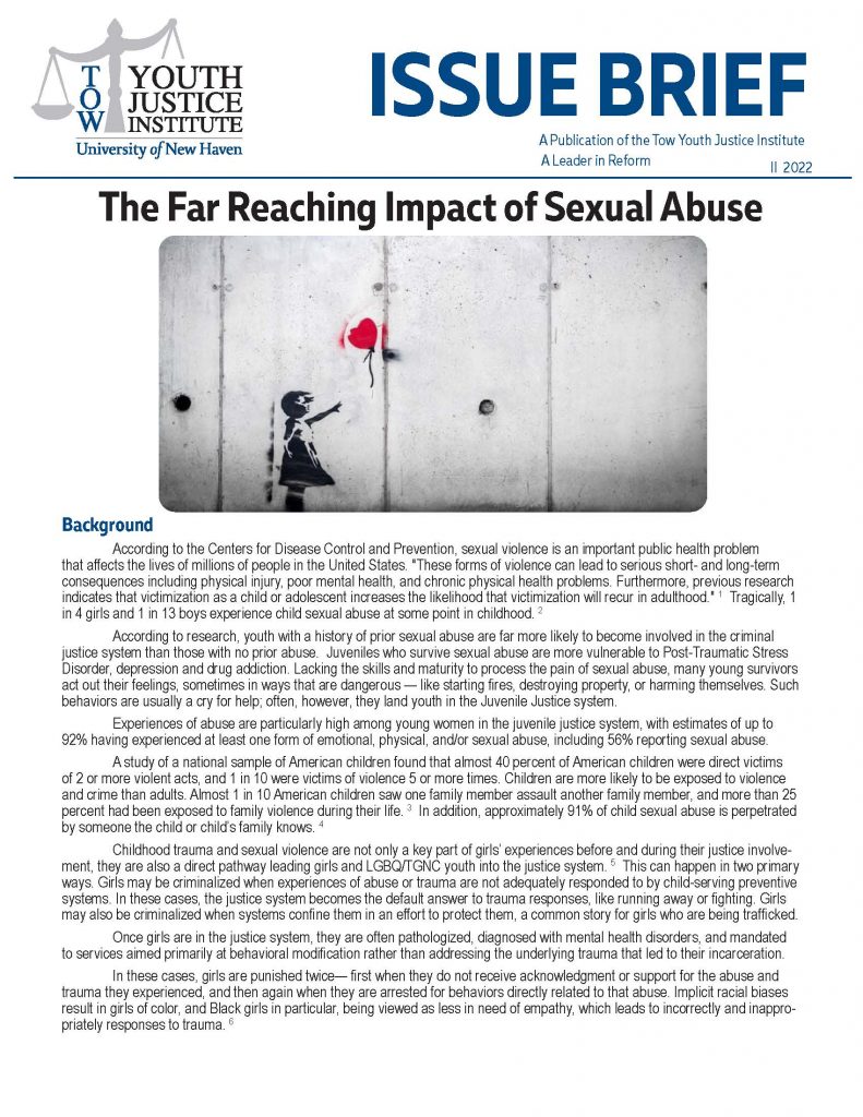Issue Briefs | The Tow Youth Justice Institute